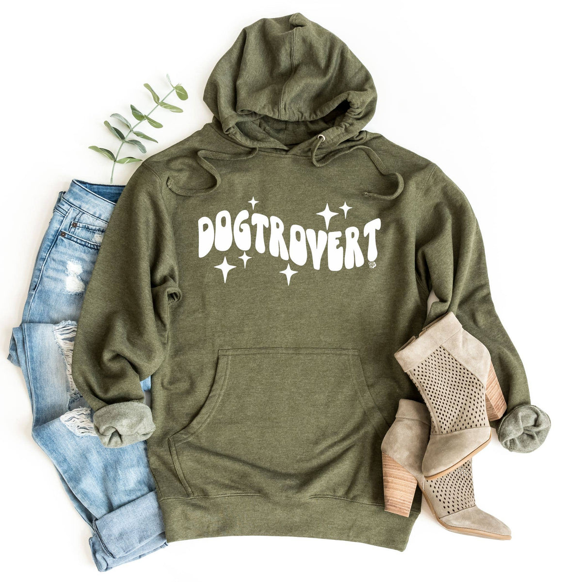 Dogtrovert Retro Wave Hoodie – Tail Waggin' Biscuits & Bones, Inc.
